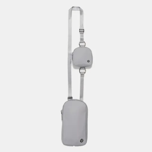 lululemon athletica | Bags | Nwt Lululemon Silver Gray Modular Phone ...